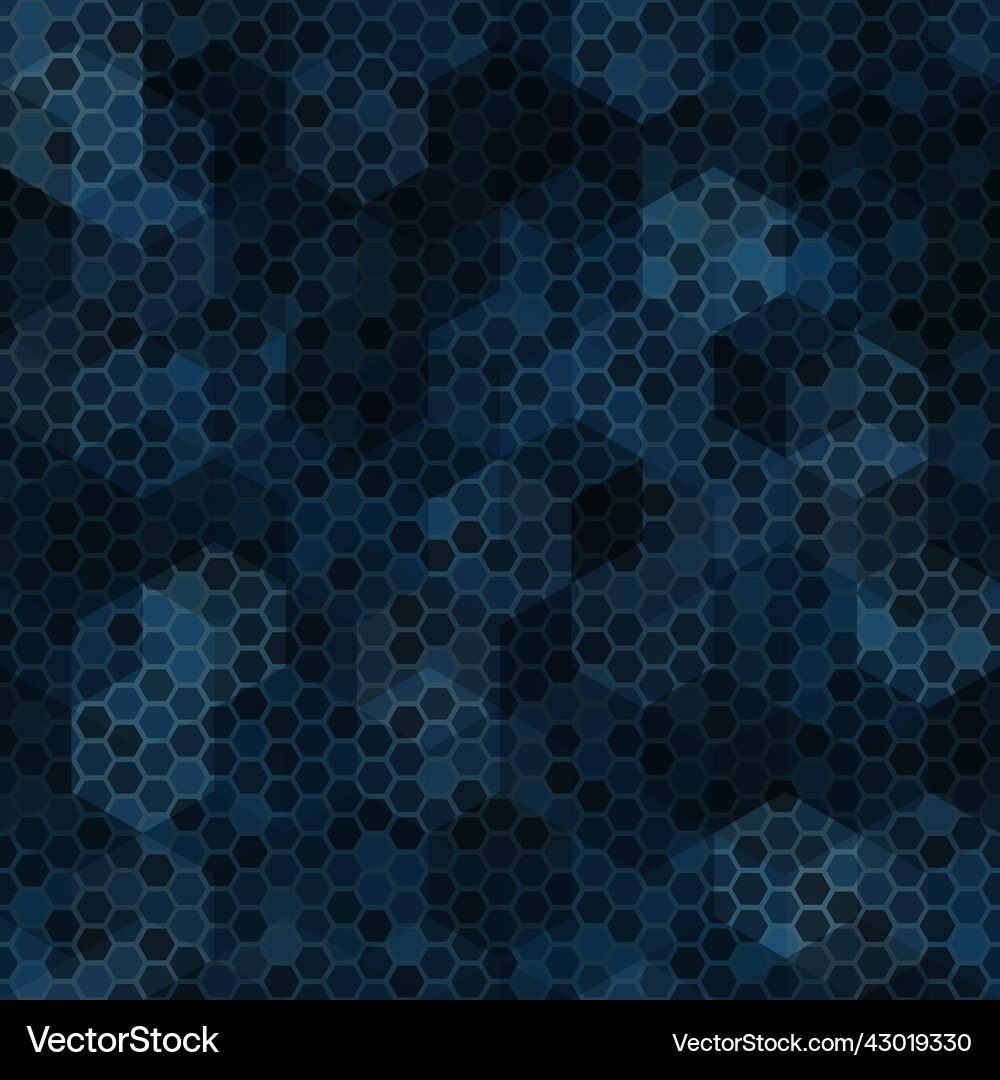 Texture military marine blue colors forest Vector Image
