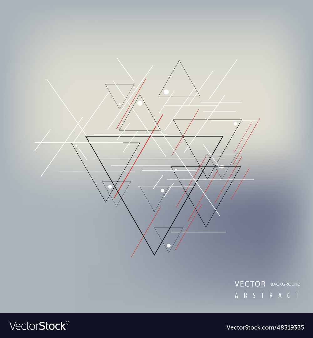 Abstract geometry lines pattern technology Vector Image