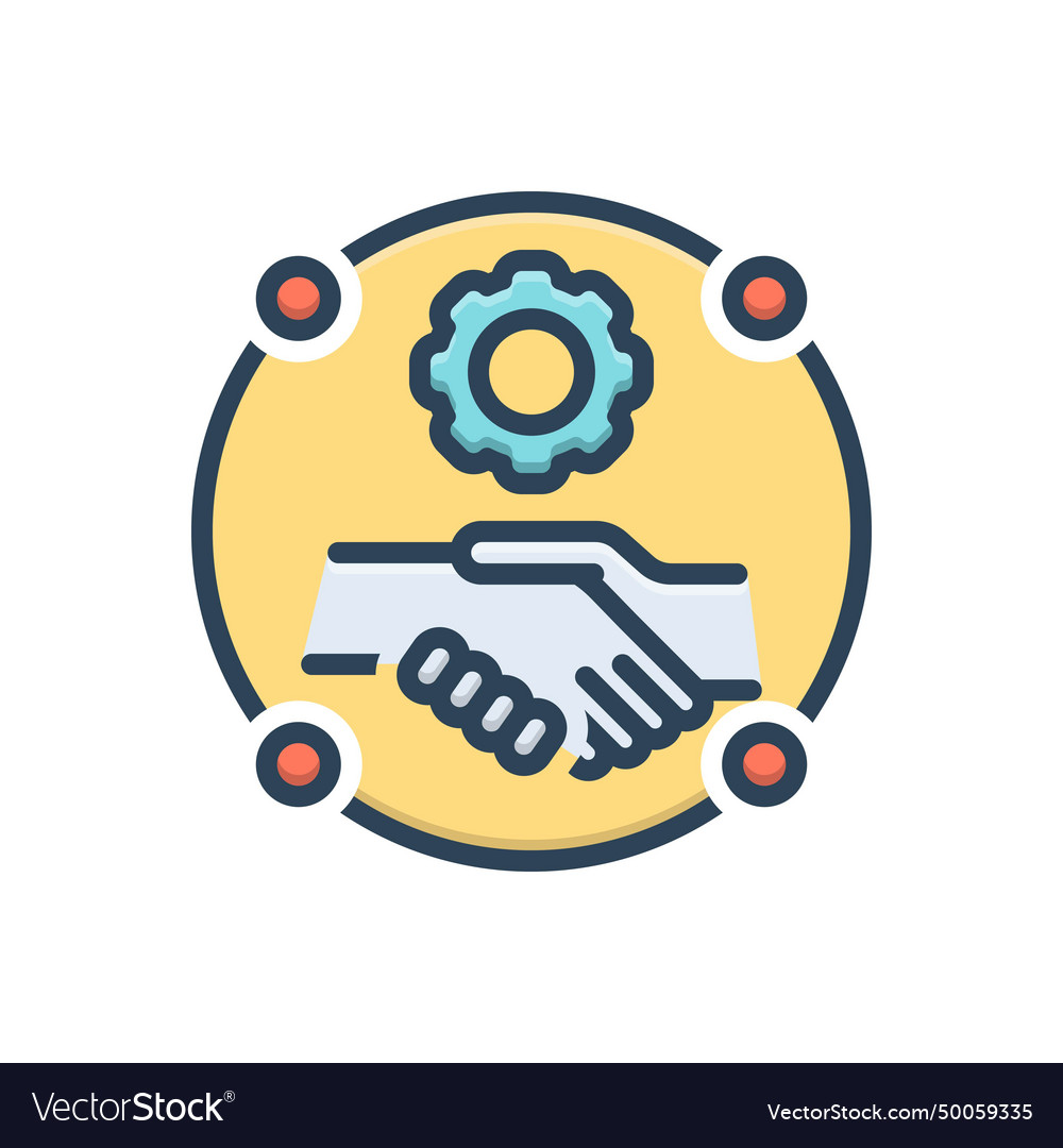Collaboration Royalty Free Vector Image - VectorStock