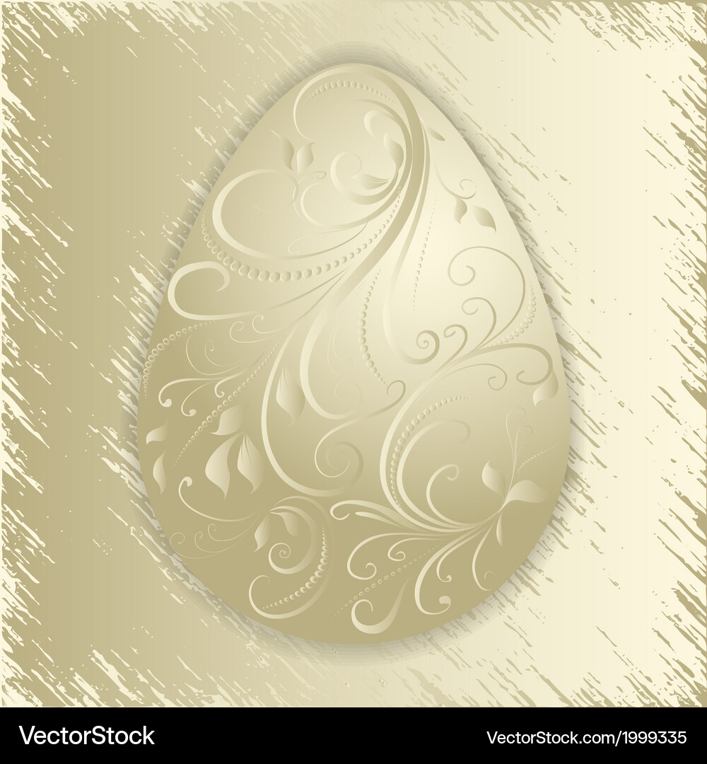 Easter egg Royalty Free Vector Image - VectorStock