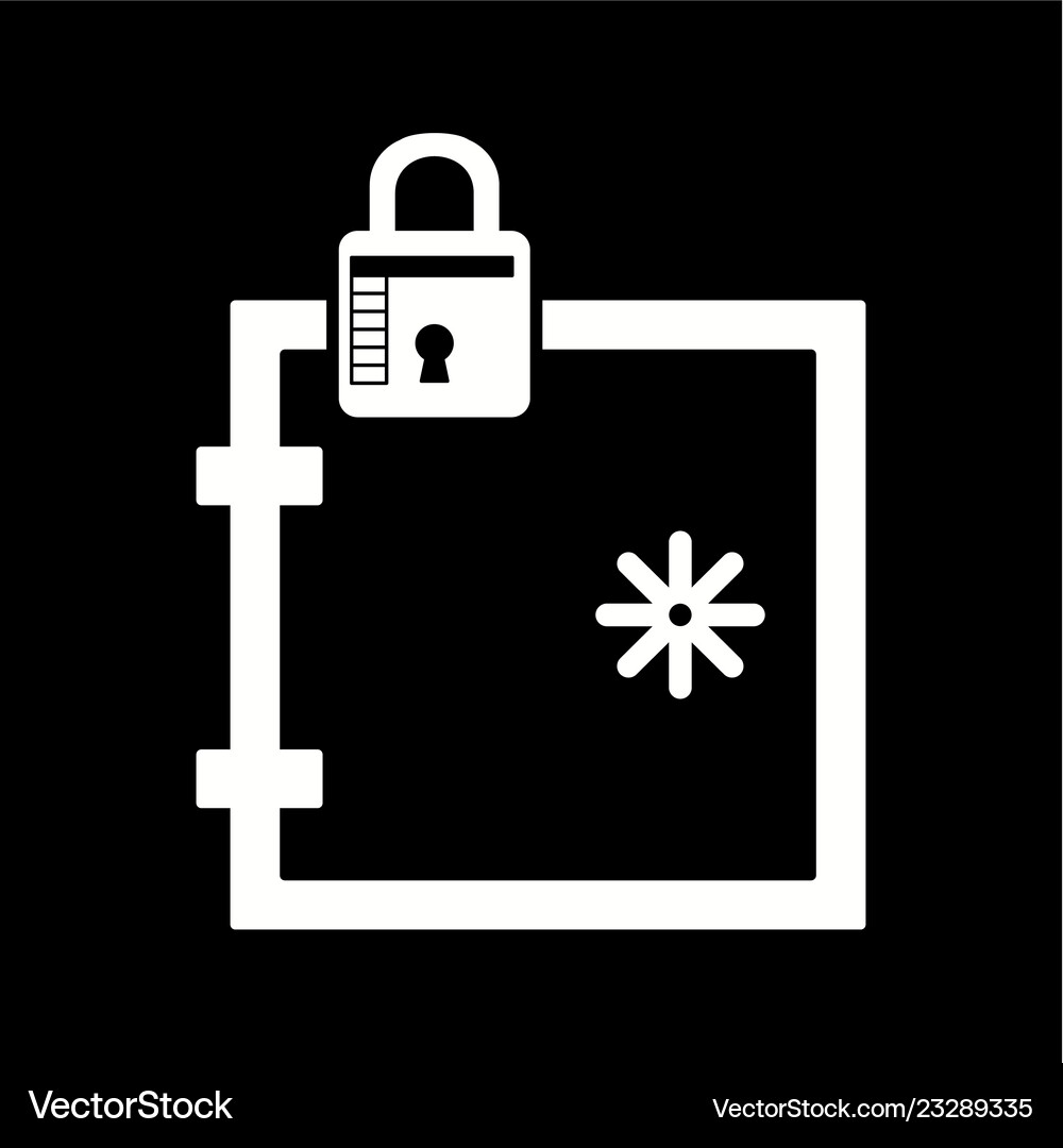 Locker icon Royalty Free Vector Image - VectorStock