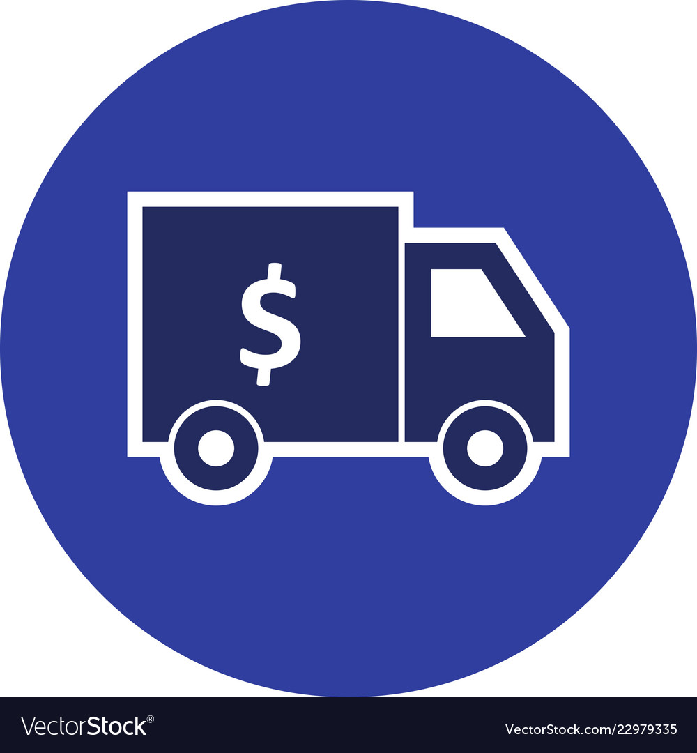 Security van icon Royalty Free Vector Image - VectorStock