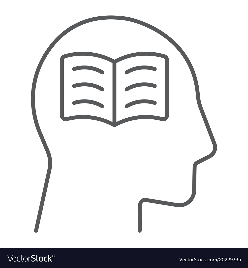 Self-Study Learning Icon Royalty Free Vector Image