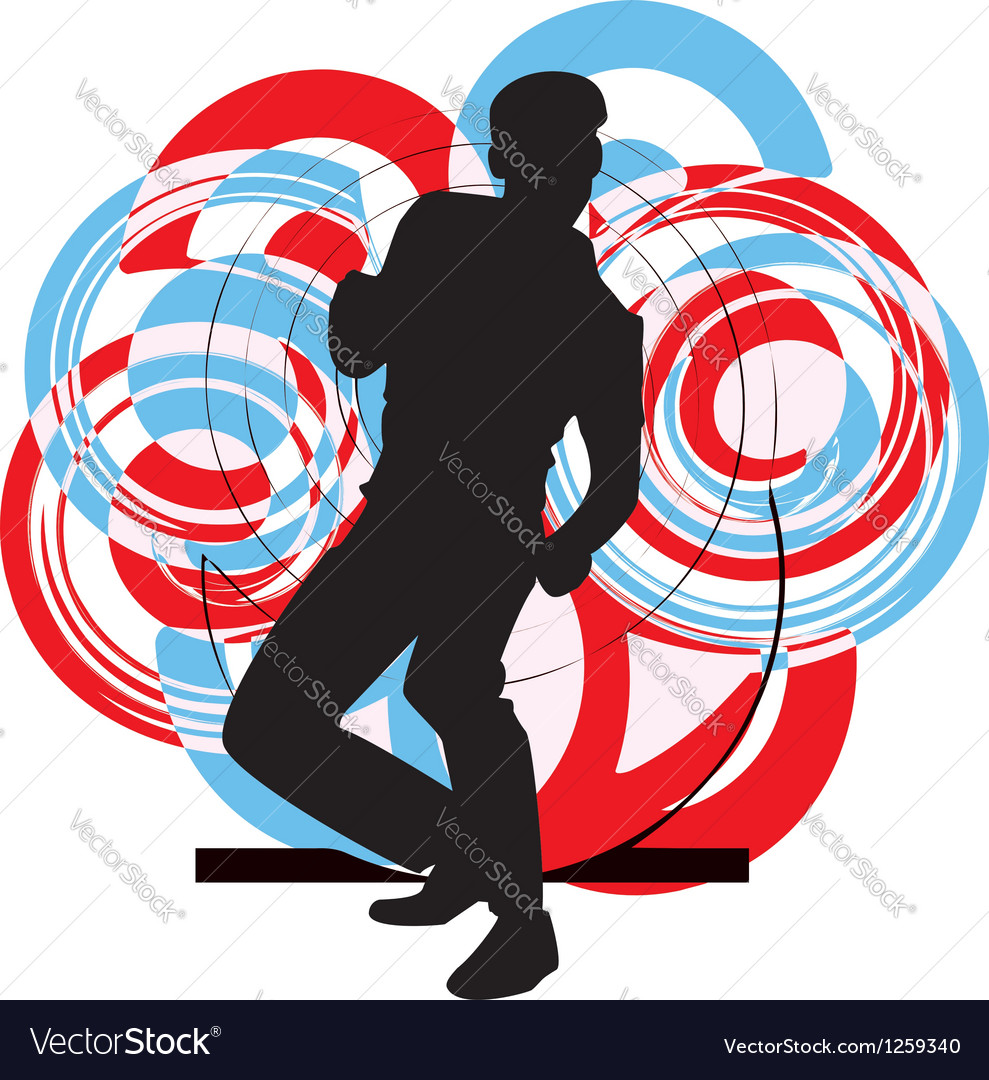Dancing man Royalty Free Vector Image - VectorStock