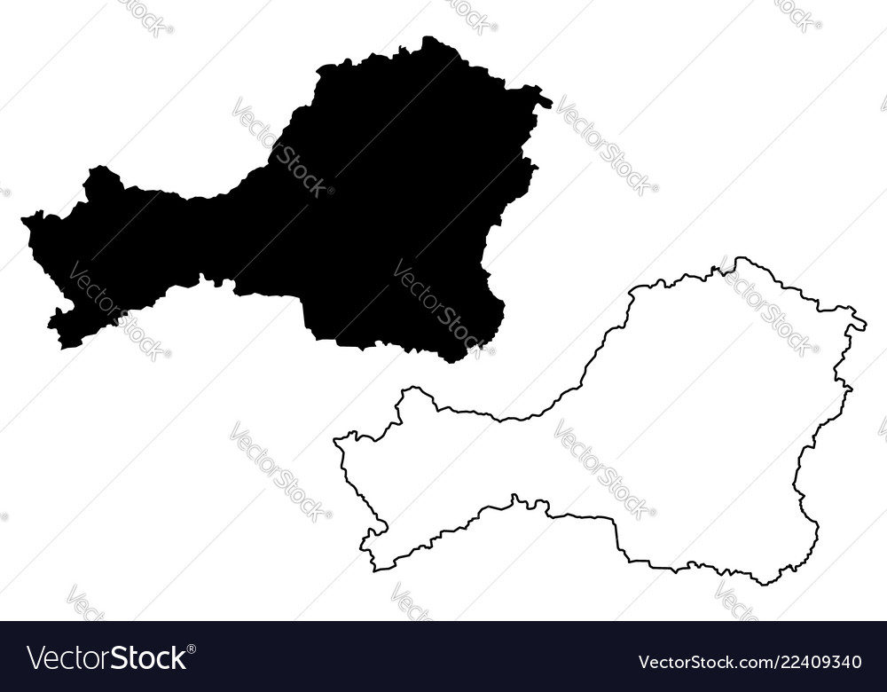 Tuva map Royalty Free Vector Image - VectorStock