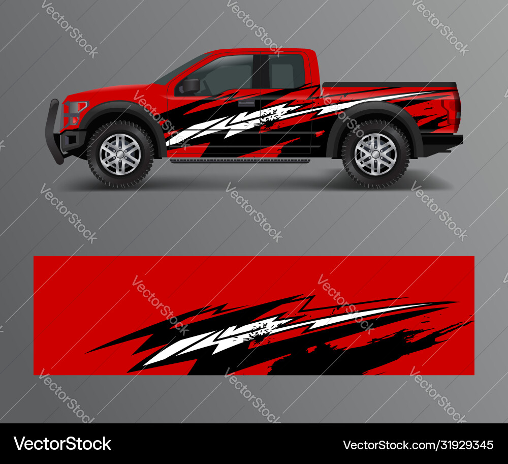 Abstract racing graphic background for offroad Vector Image