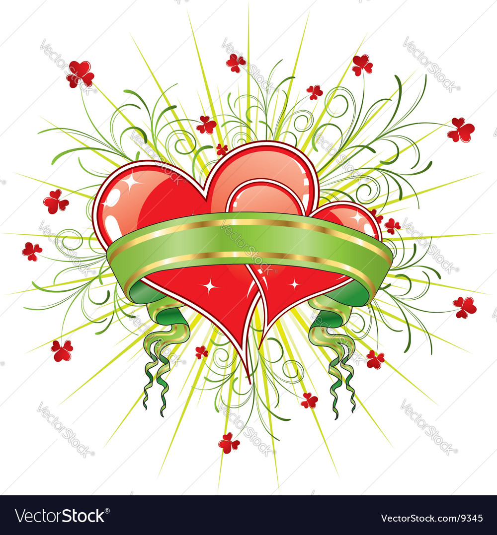 Background heart Royalty Free Vector Image - VectorStock