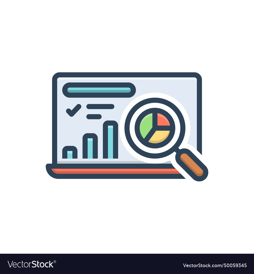 Data analysis Royalty Free Vector Image - VectorStock