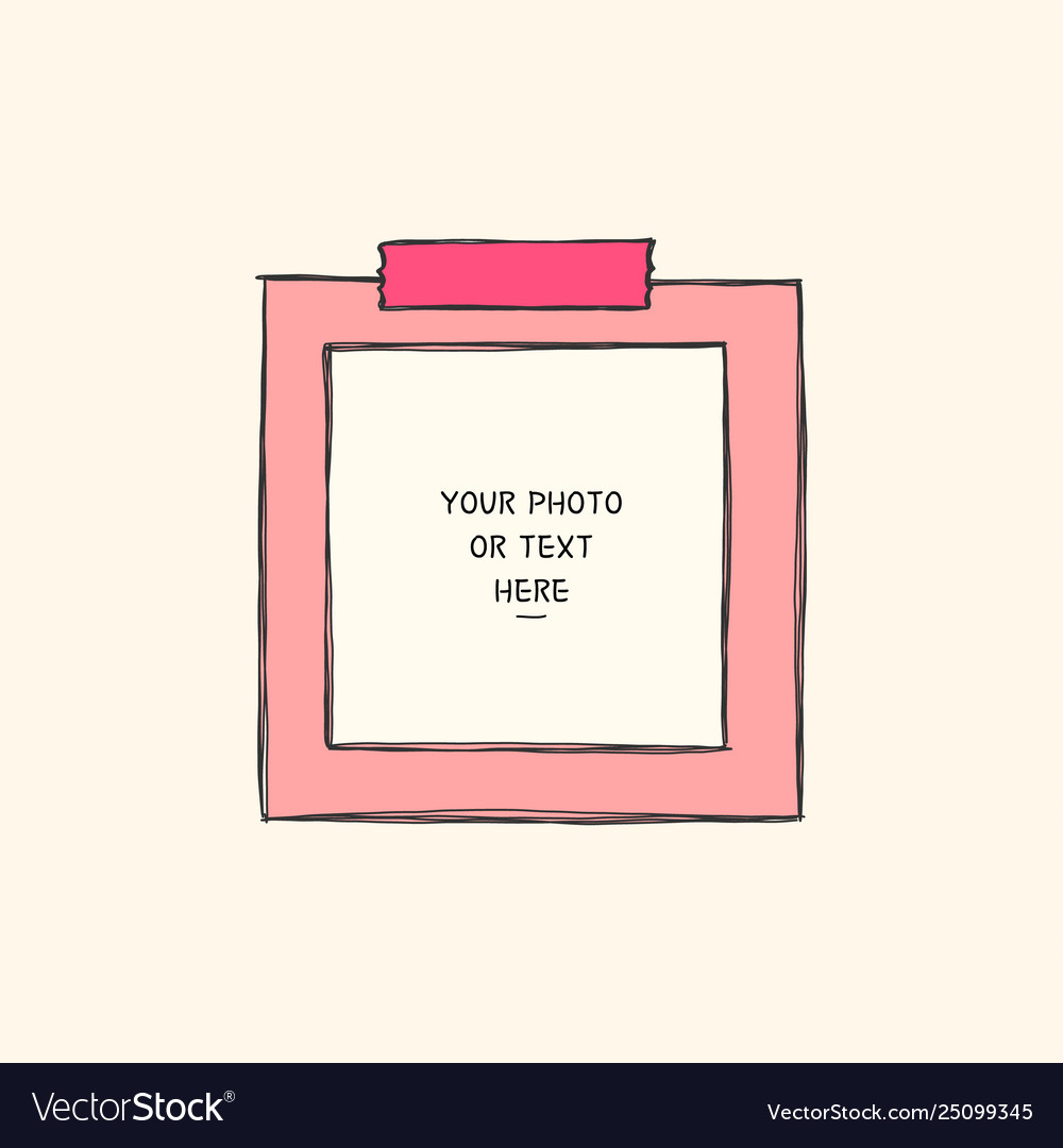 Template photo frames Royalty Free Vector Image