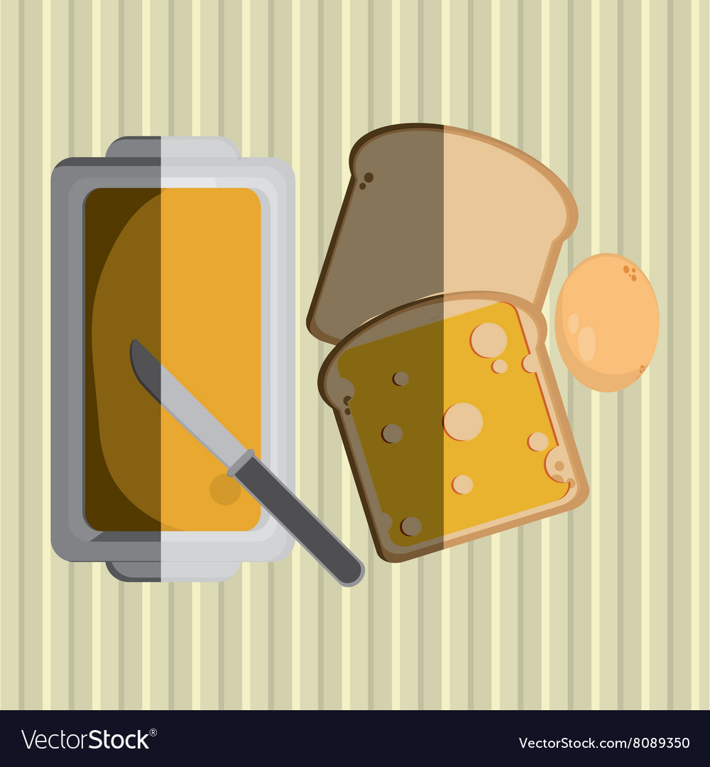 Breakfast design Royalty Free Vector Image - VectorStock