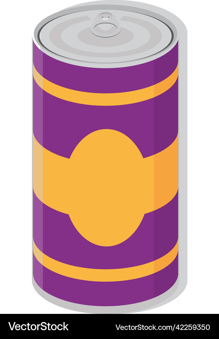 Canned food icon Royalty Free Vector Image - VectorStock