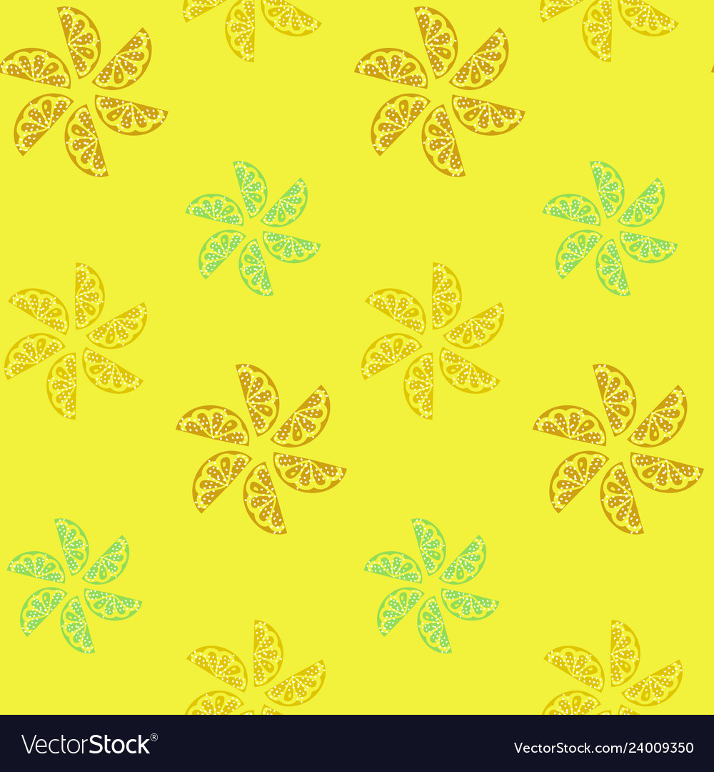 Lemon lime pattern Royalty Free Vector Image - VectorStock