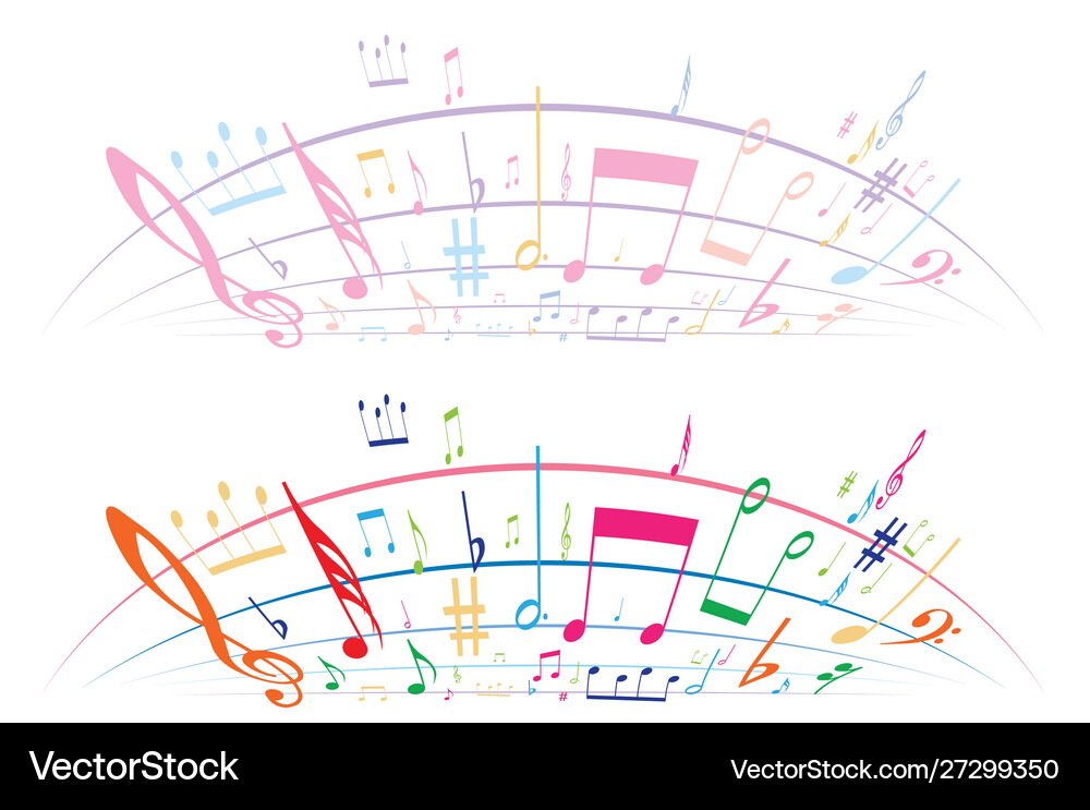 Music symbol background elements musical Vector Image