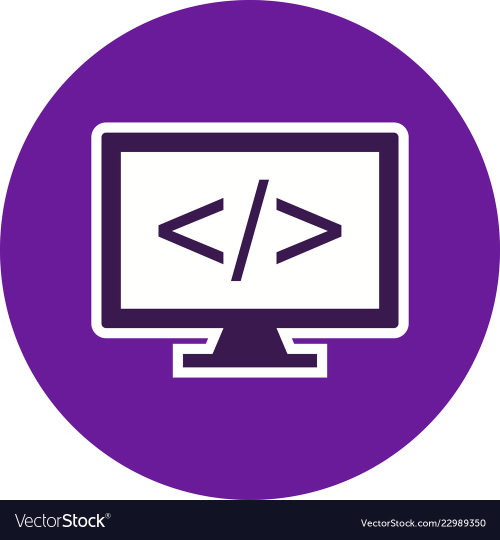 Programming icon Royalty Free Vector Image - VectorStock