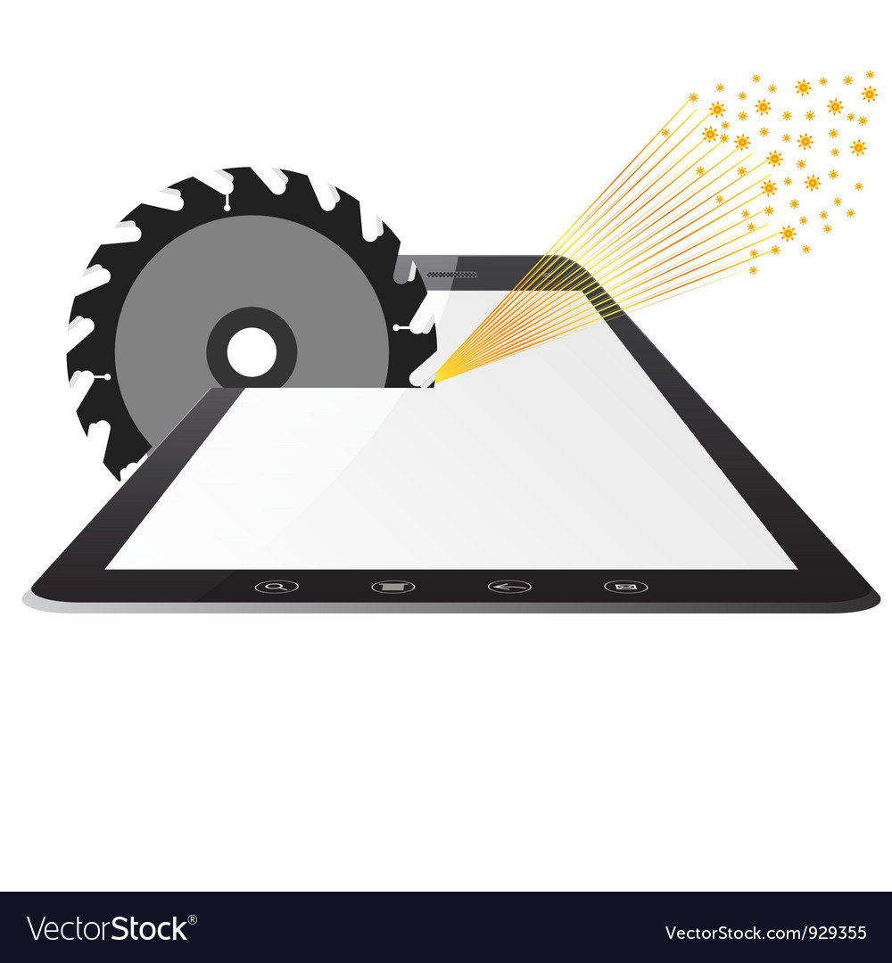 Tablet pc computer Royalty Free Vector Image - VectorStock