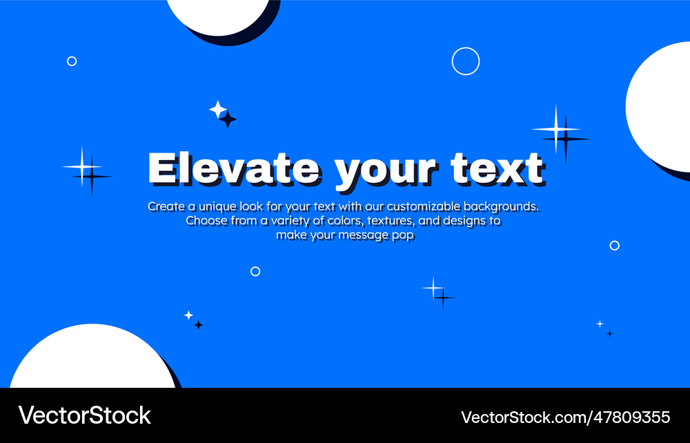 Template of poster for website Royalty Free Vector Image