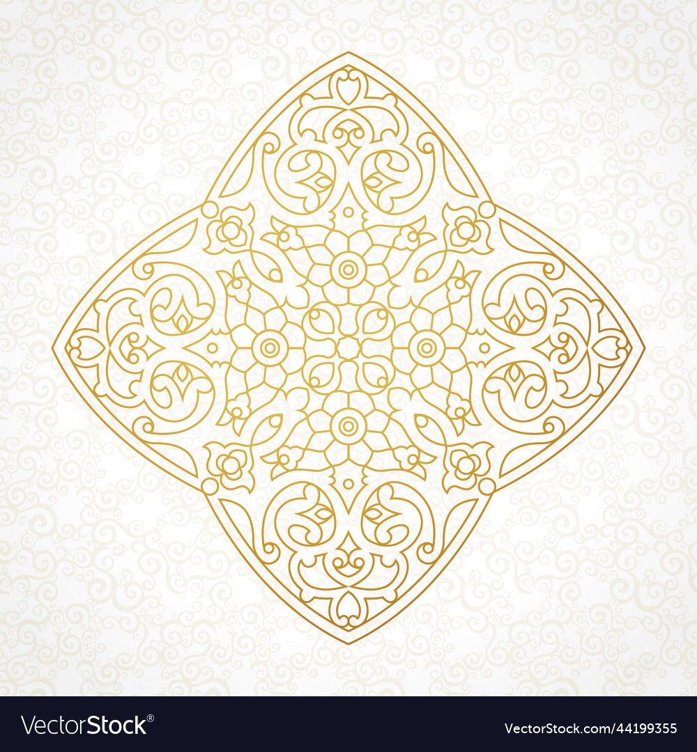 Vintage pattern in eastern style Royalty Free Vector Image
