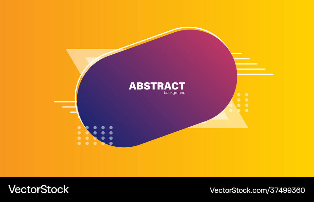 Abstract yellow with purple label background Vector Image