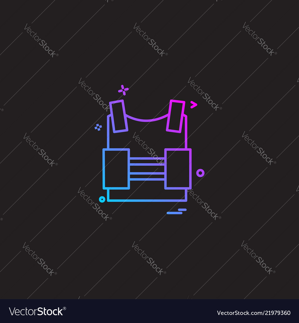Bulletproof vest protection revolution icon Vector Image Bulletproof vest protection revolution icon Vector Image