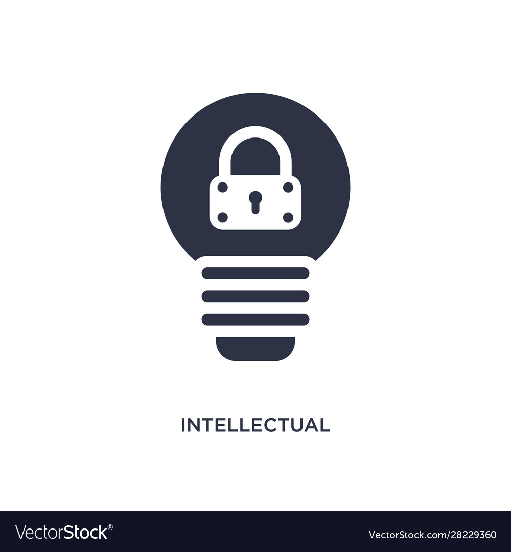 Intellectual Property Icon Royalty Free Vector Image