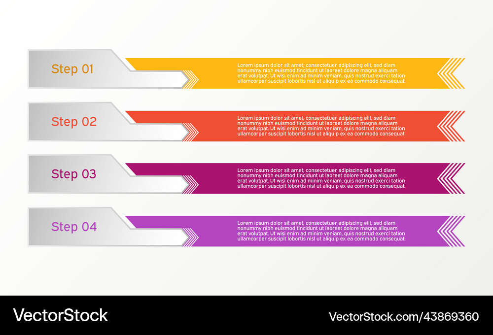 Line infographic business diagrams presentations Vector Image