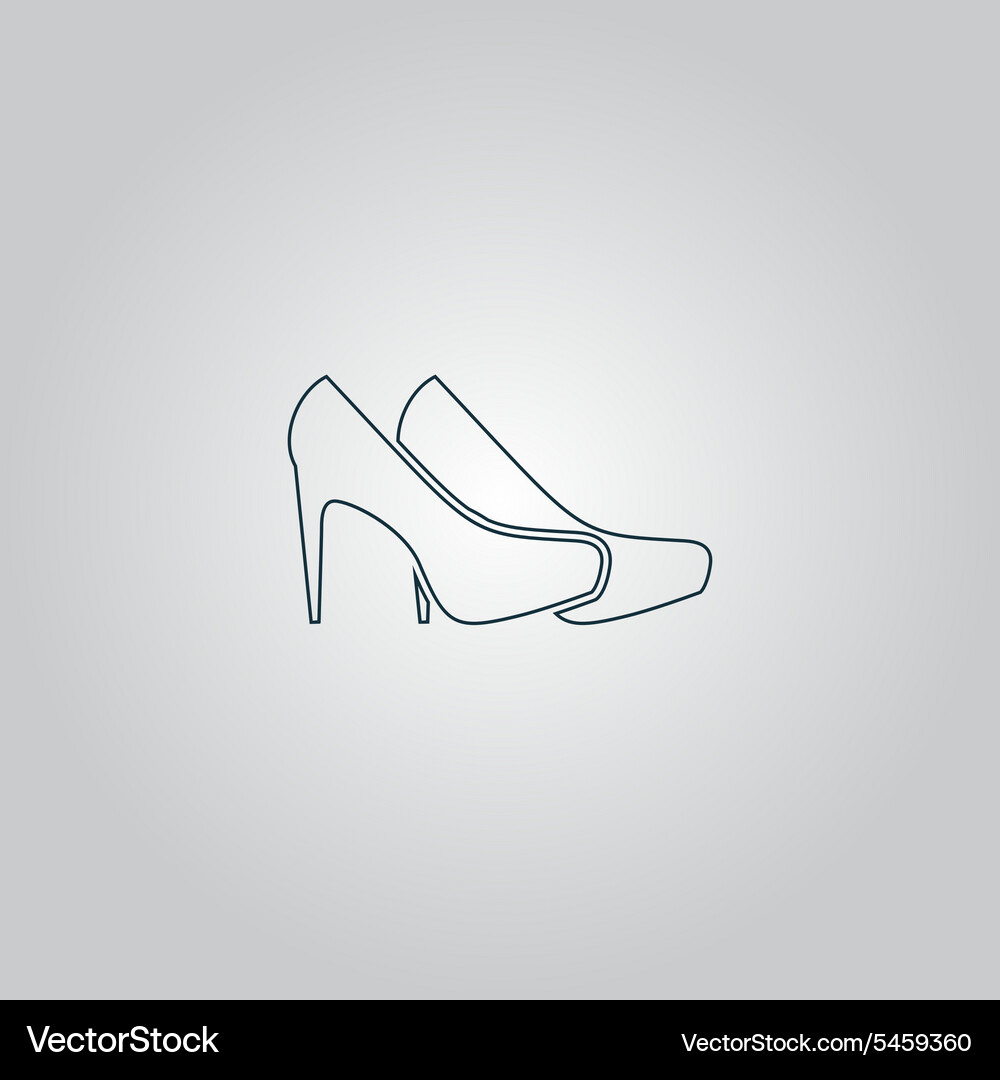 Pair of shoes Royalty Free Vector Image - VectorStock