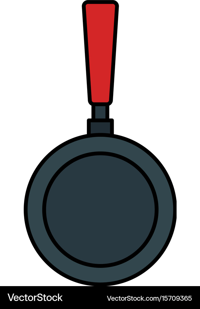 Pan kitchen cook icon pictograph Royalty Free Vector Image