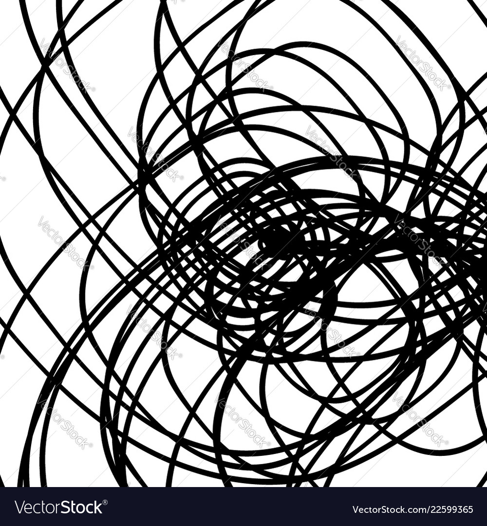 Random intersecting lines abstract pattern Vector Image