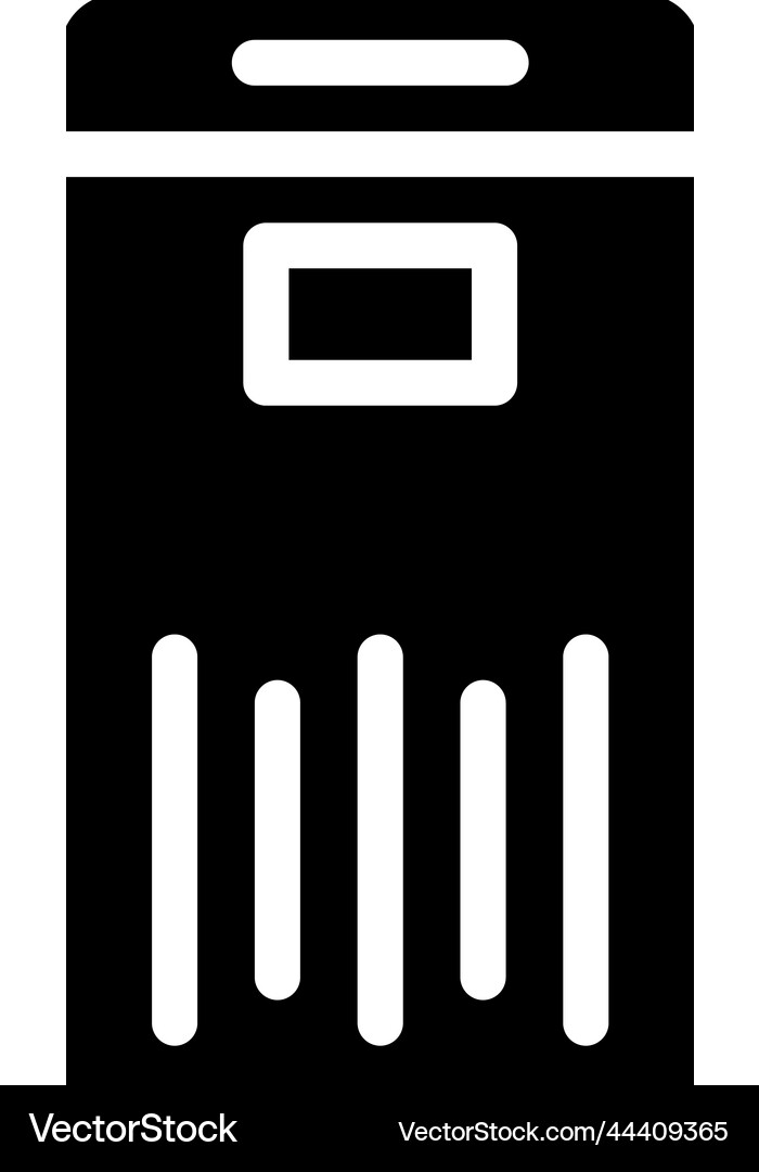 Room air cleaner glyph icon Royalty Free Vector Image