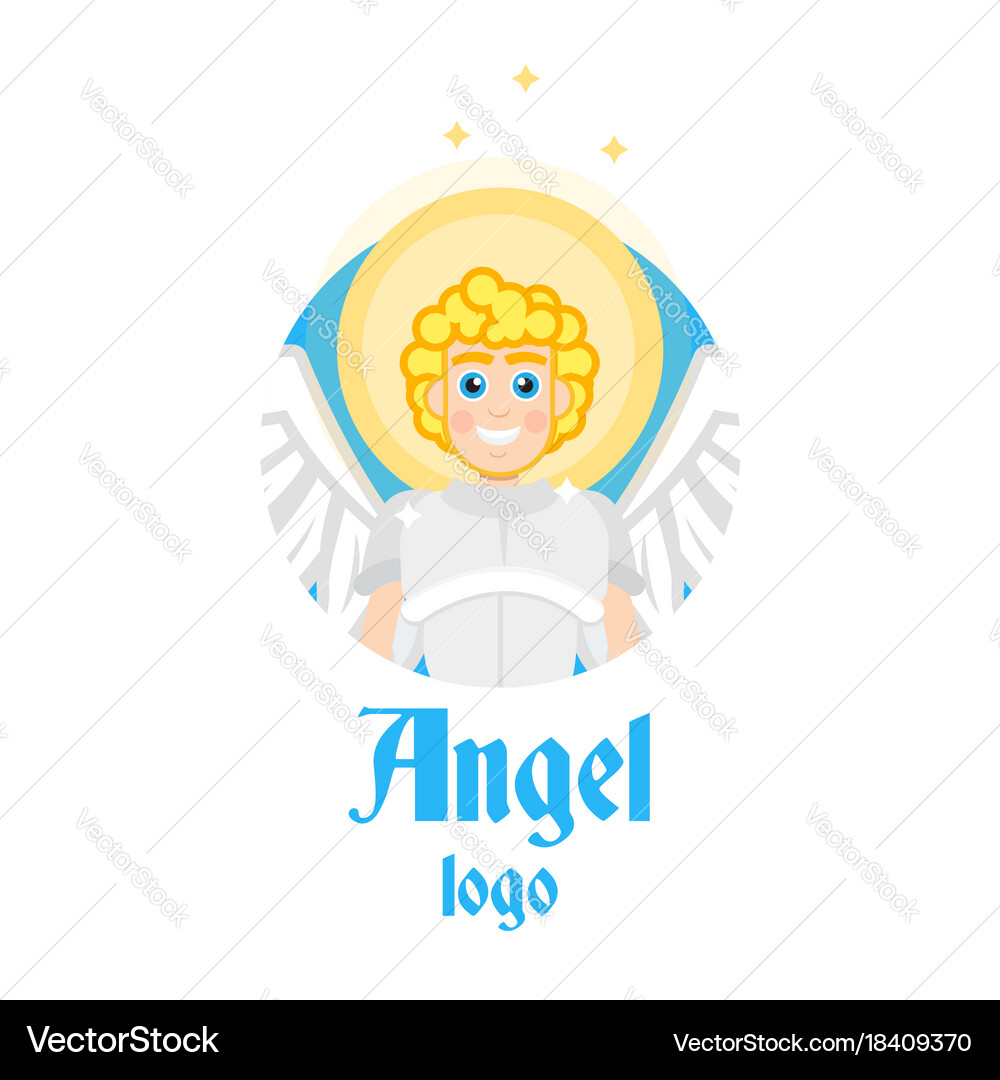 Angel logo Royalty Free Vector Image - VectorStock