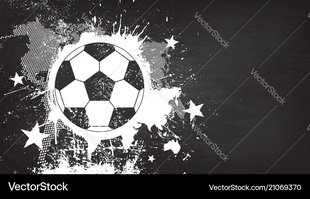 Grunge abstract football background Royalty Free Vector