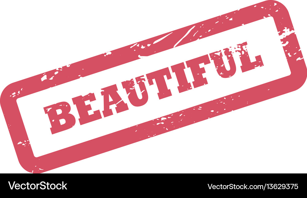 Beautiful inscription in rectangle frame red ink Vector Image