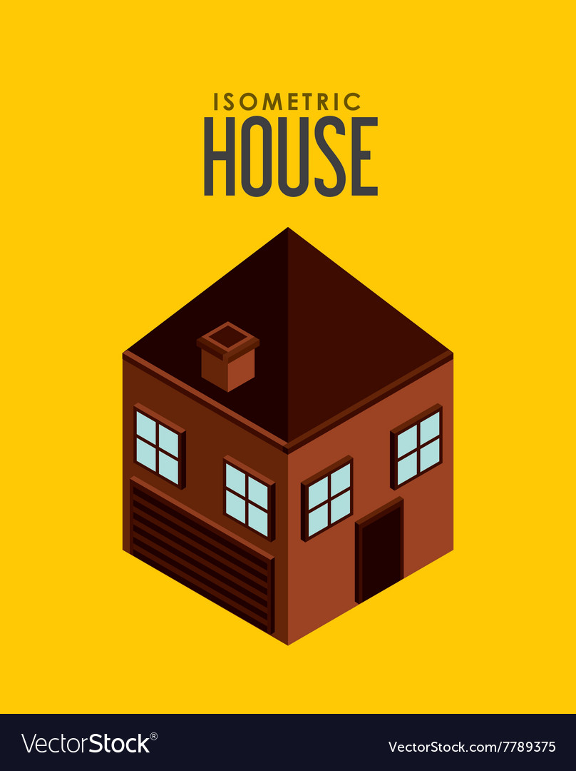 Isometrics objects design Royalty Free Vector Image