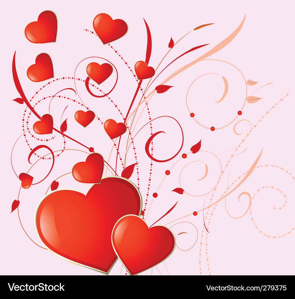 Red valentine Royalty Free Vector Image - VectorStock