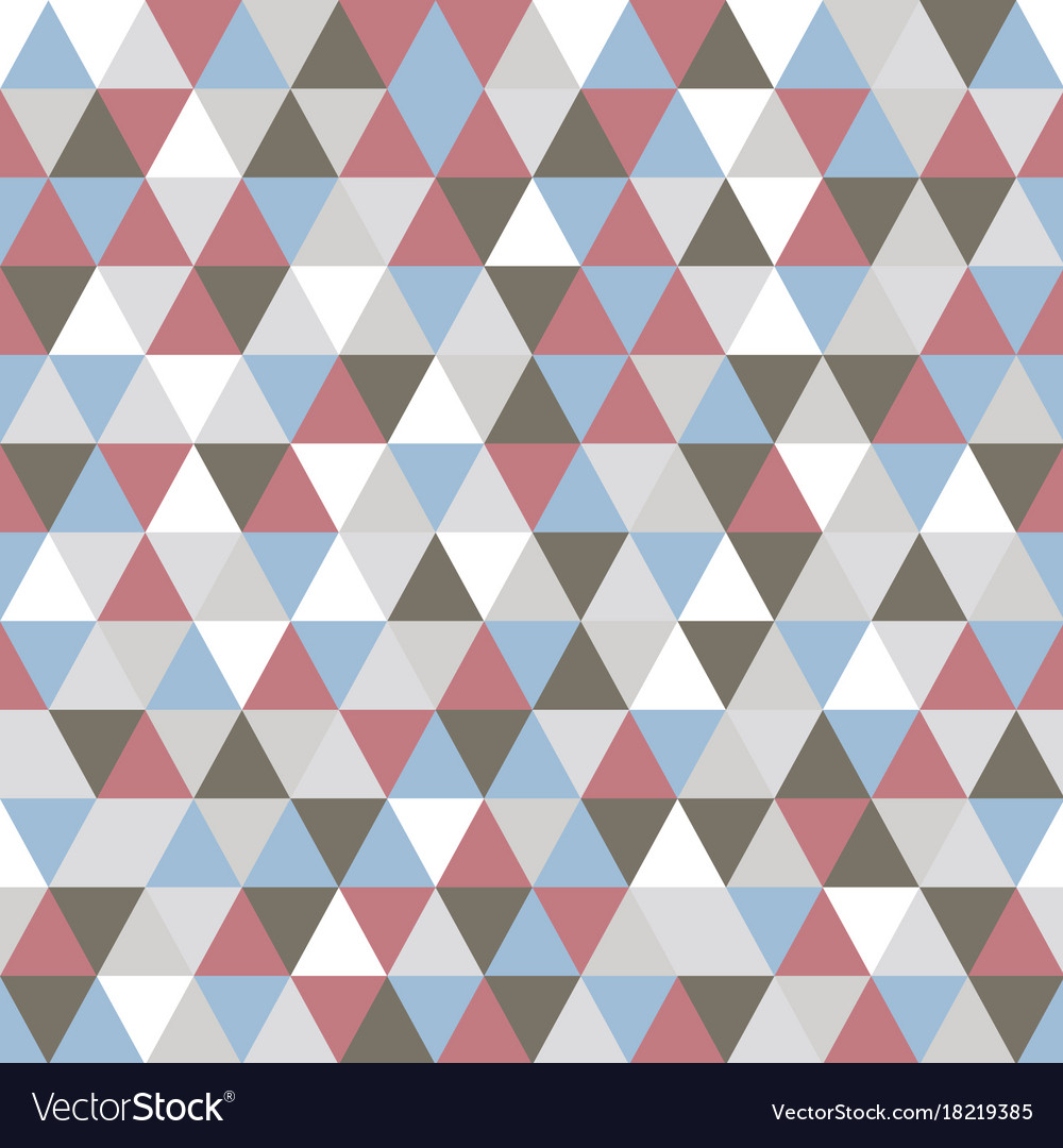 Triangle pattern with retro and fashion concept Vector Image