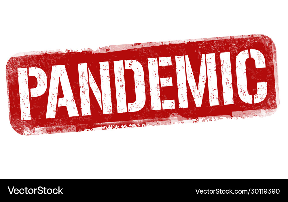 Pandemic sign or stamp Royalty Free Vector Image