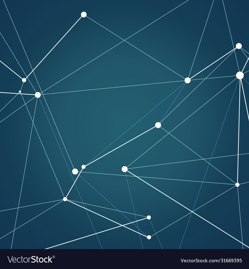 Abstract Molecules Technology Structure Royalty Free Vector