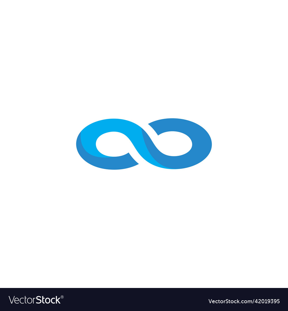 Infinity logo Royalty Free Vector Image - VectorStock