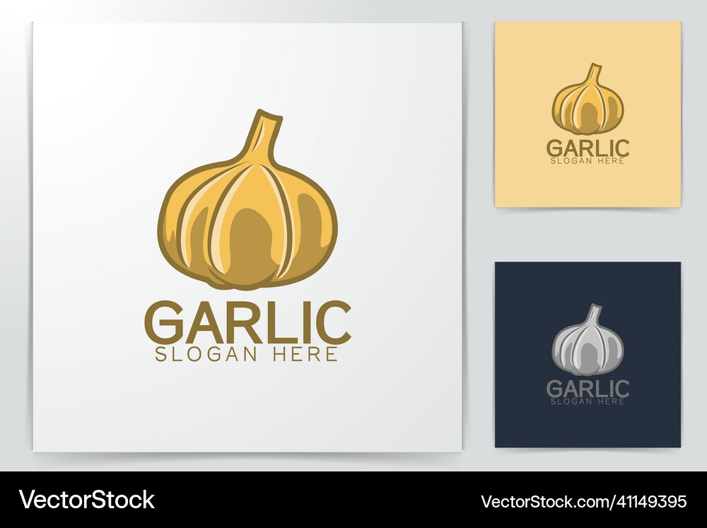 Onion logo ideas inspiration logo design template Vector Image