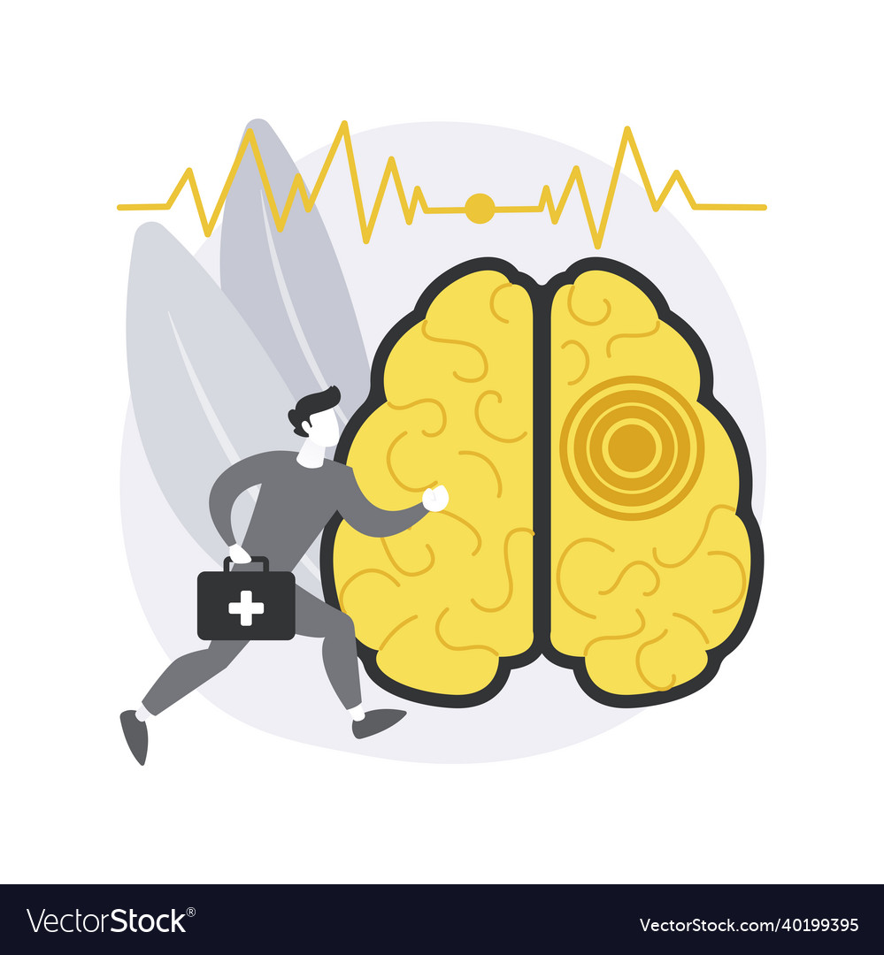 Stroke abstract concept Royalty Free Vector Image