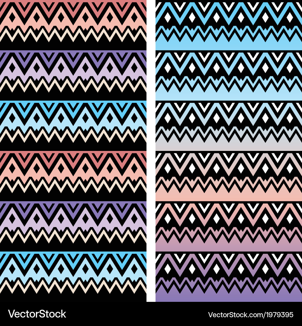 Purple Ombre Chevron Pattern
