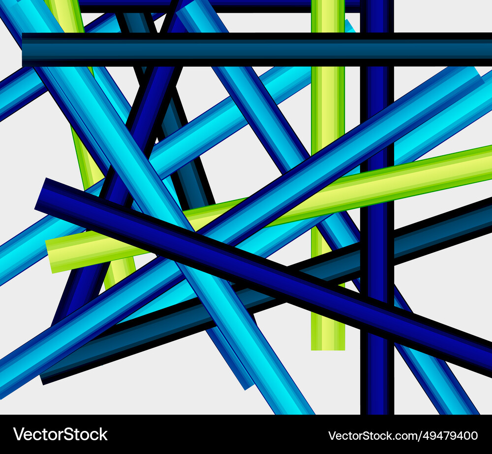 Abstract color straight lines background Vector Image