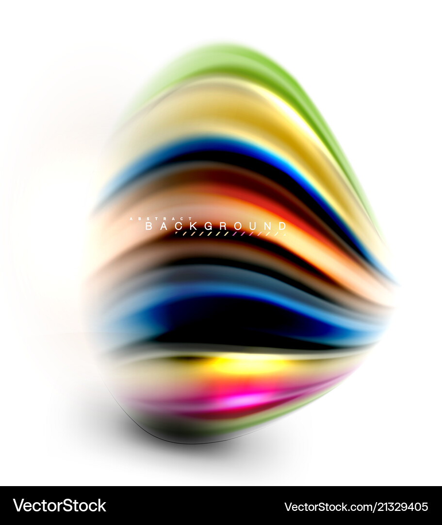 Fluid liquid mixing colors concept on light grey Vector Image