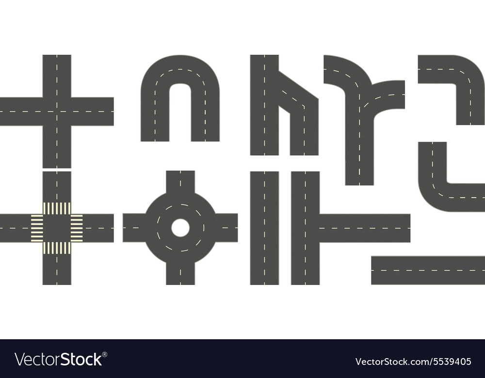 Roads Royalty Free Vector Image - VectorStock