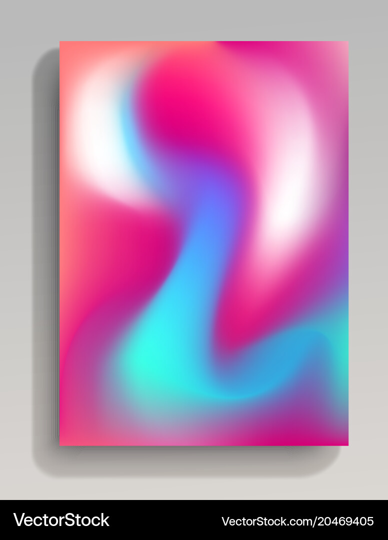 Smooth gradient poster backdrop Royalty Free Vector Image
