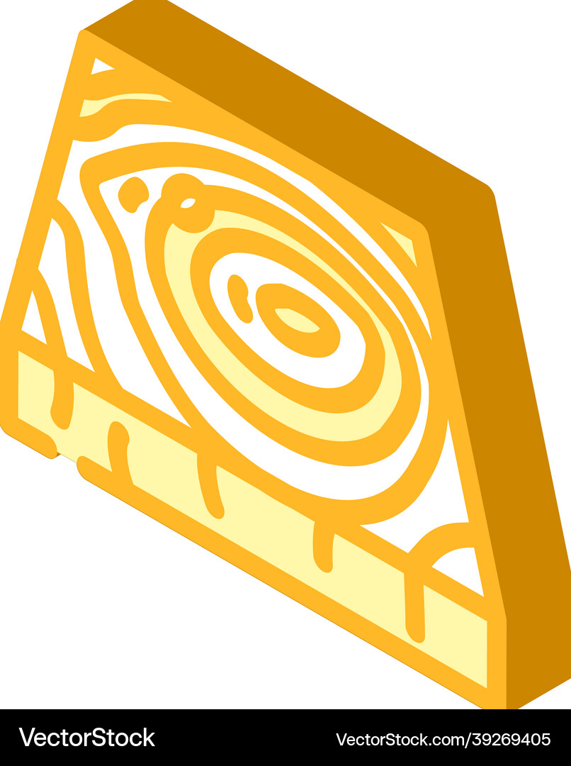 Wooden floor isometric icon Royalty Free Vector Image