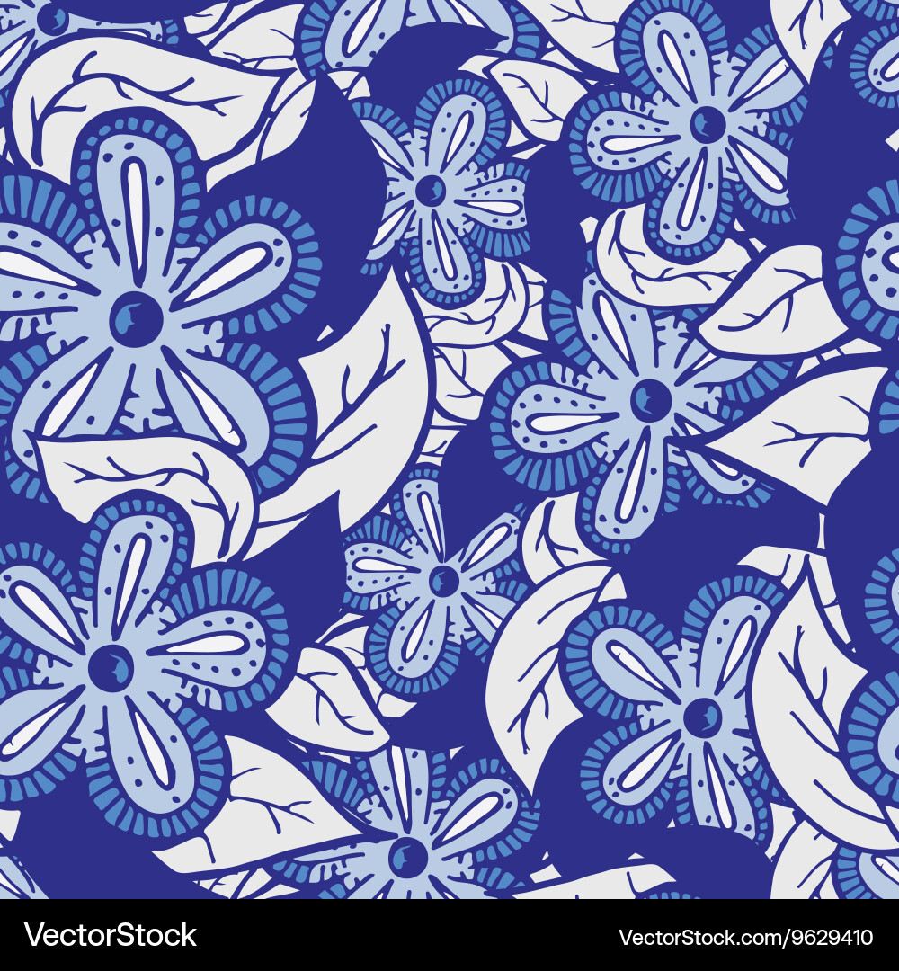 Boho style hand drawn seamless pattern Royalty Free Vector