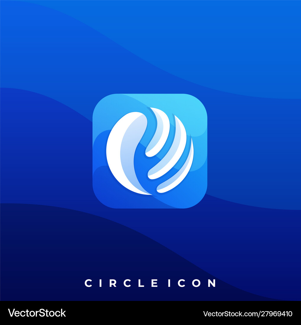Digital media icon colorful design template Vector Image