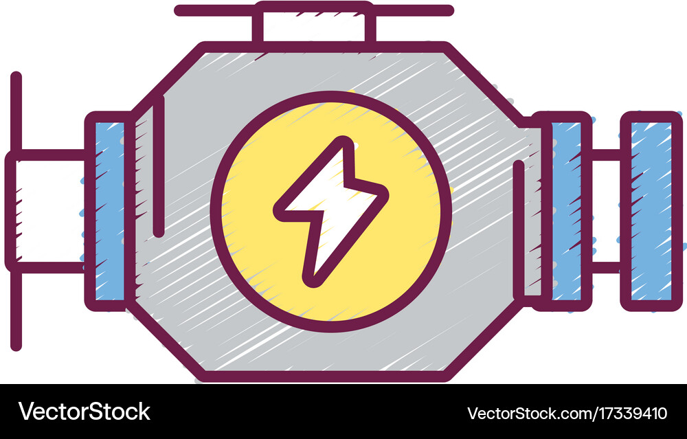 Engine car service to mechanical repair Royalty Free Vector