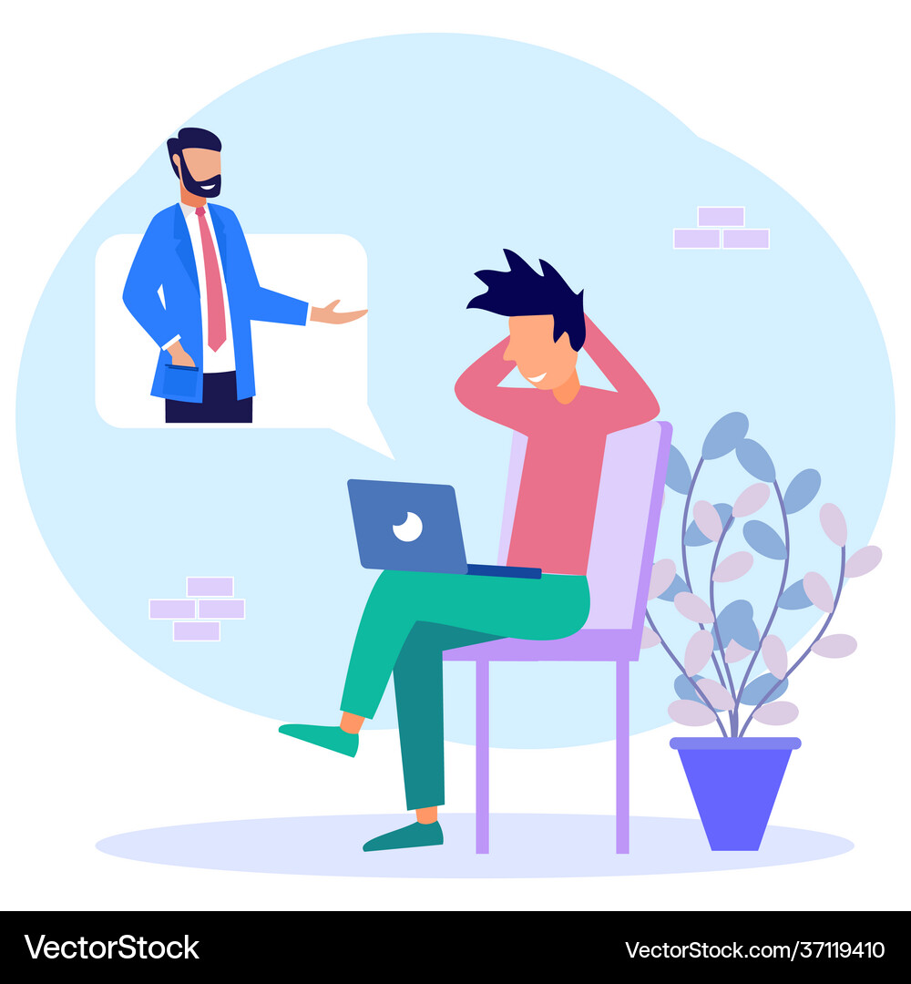 Graphic cartoon character long distance web Vector Image
